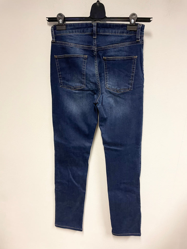 DONNA IDA JEANIE BLUE DENIM HIGH RISE CIGARETTE JEANS SIZE 28W ...