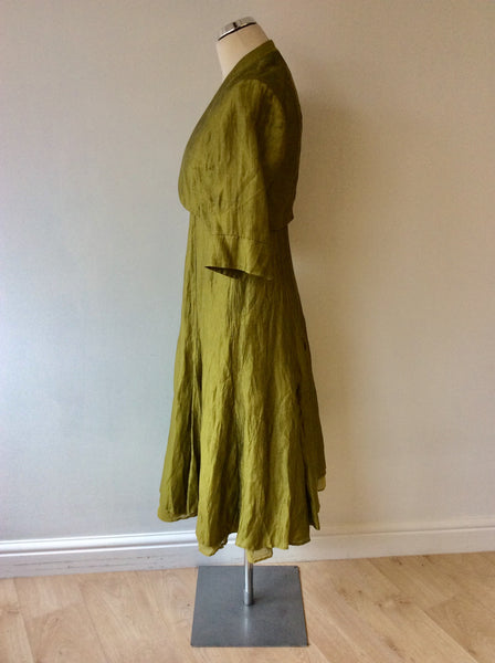 KALIKO GREEN STRAPPY DRESS & BOLERO JACKET SUIT SIZE 10/12 – Whispers ...