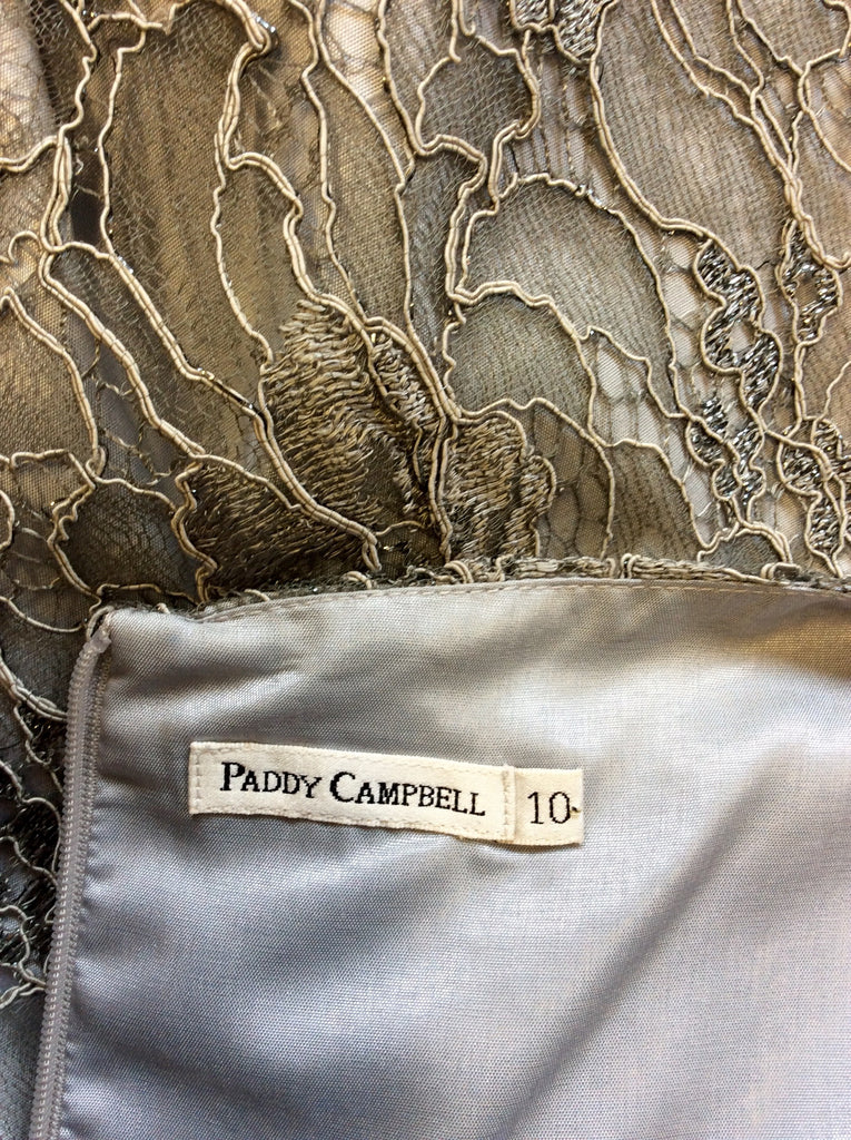 DESIGNER PADDY CAMPBELL SILVER GREY LACE DRESS SIZE 10 – Whispers Dress ...
