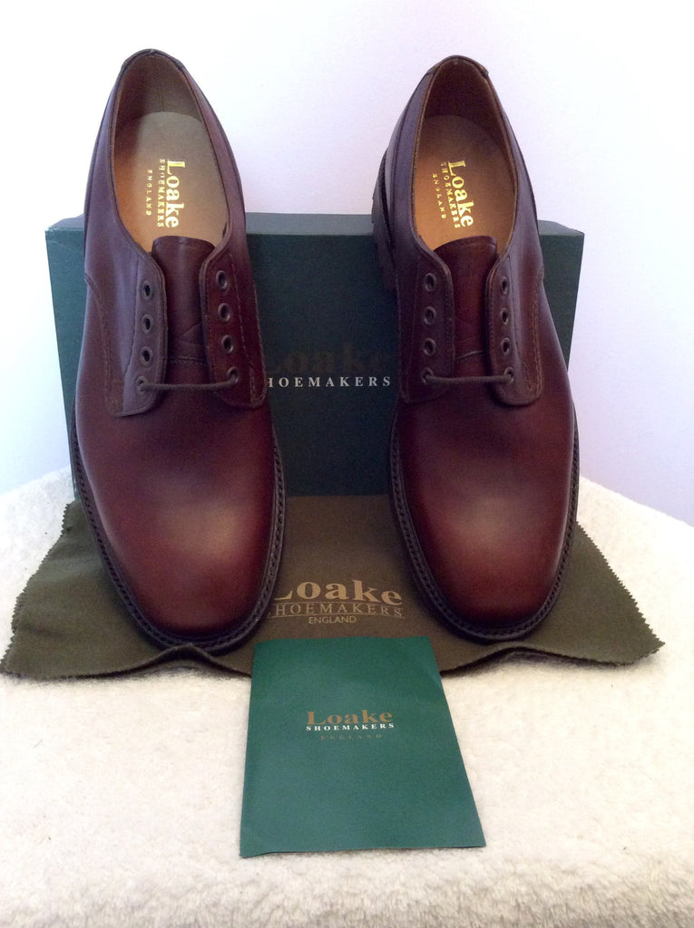 Brand New Loake Epsom Brown Waxy Leather Lace Up Shoes Size 9.5 F ...